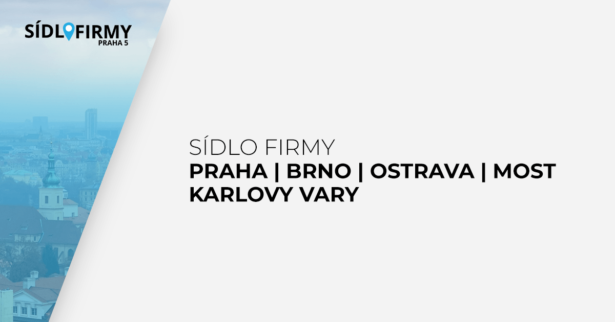 Virtuální sídlo firmy za 89 Kč měsíčně • SídloFirmyPraha5.cz